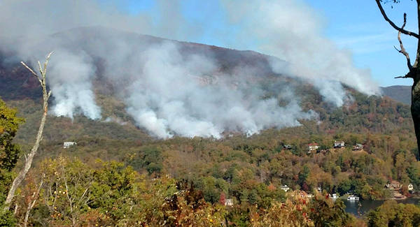 Forest Fires Western NC 2016